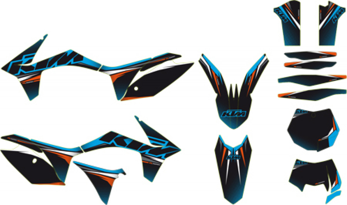 Gravity graphics kit - OKR Moto
