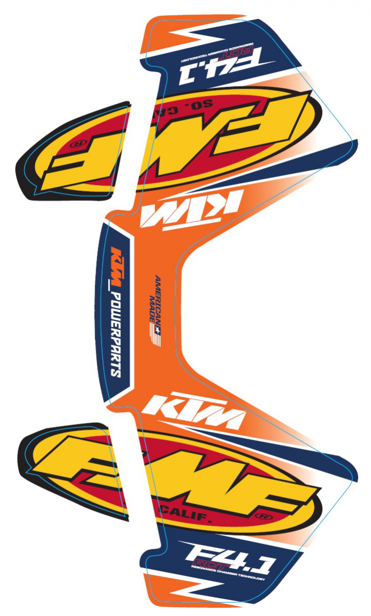 FMF Factory 4.1 RCT sticker - OKR Moto